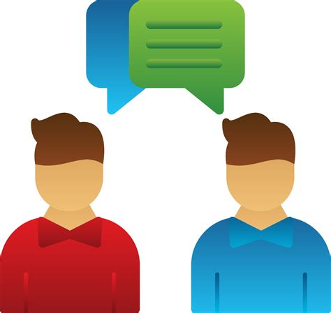 Face To Face Talk Vector Icon Design 16389300 Vector Art At Vecteezy