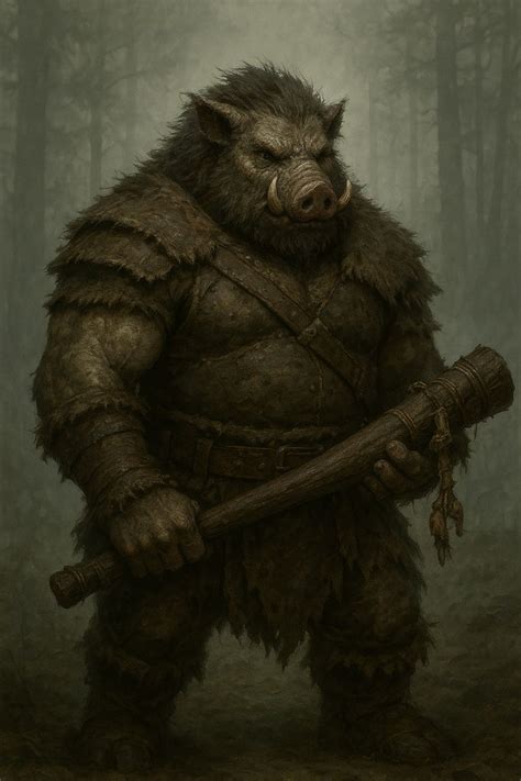 Wereboar Дизайн персонажей Эскизы персонажей Істоти