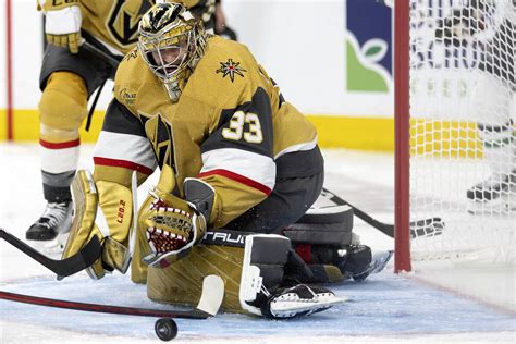 Golden Knights Adin Hill Thrives In 1st Stanley Cup Playoffs Golden Knights Sports