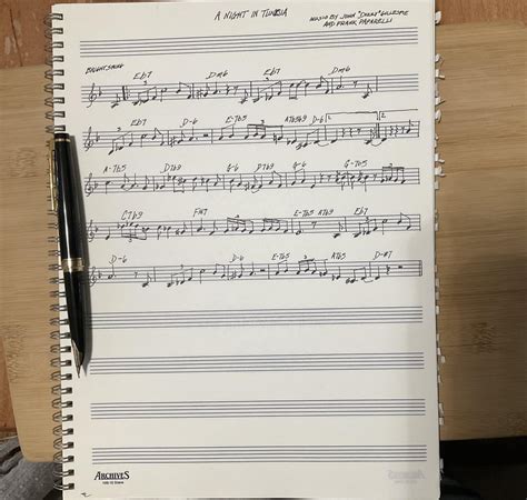 Music Notation With Pilot E95 Rfountainpens