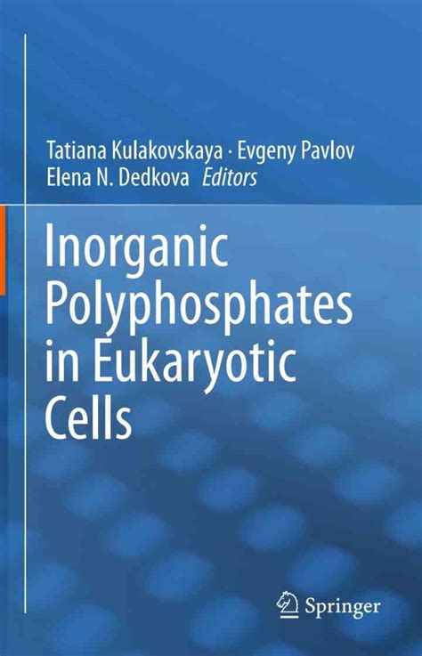 Inorganic Polyphosphates In Eukaryotic Cells Ebook Tdebookscom