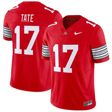 Carnell Tate Ohio State Buckeyes Football Scarlet Heritage Stripe Vapor