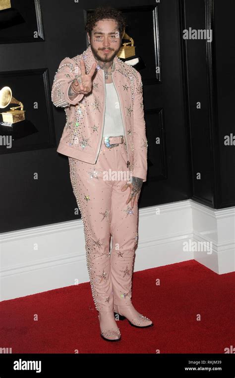 Los Angeles California Usa 10th Feb 2019 Post Malone At The 61st