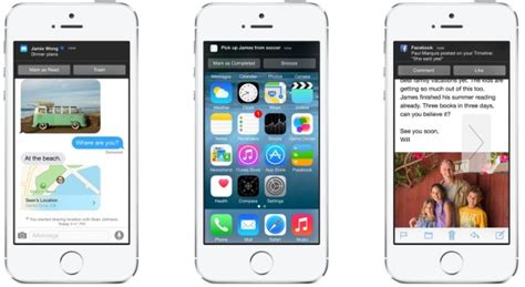 ios 8 first look features and images