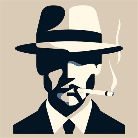 Premium Vector Abstract Vector Detective Logo Art