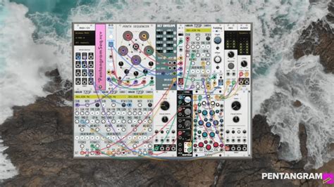 Pentangram Sequenced Space Ambient Patch Using Pentagram By Cv Funk
