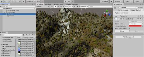 Content In Subscene Disappears On Play Unity Engine Unity Discussions