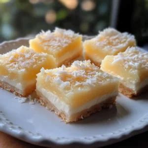 Easy Lemon Coconut Yogurt Squares A Delicious Bright Treat