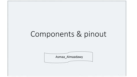 Solution Components Pinout Studypool