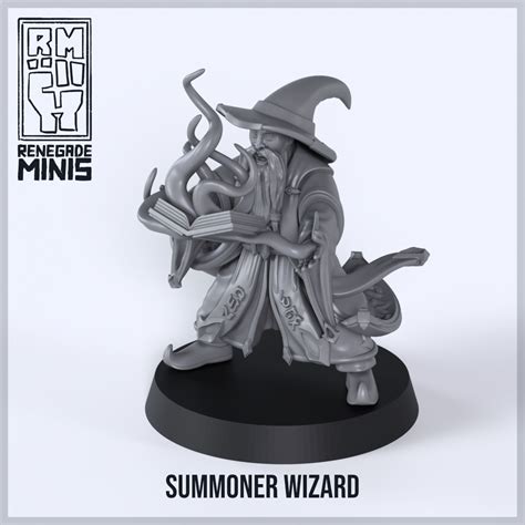 🎲 Summoner Wizard・ Stl File For 3d Printing・cults