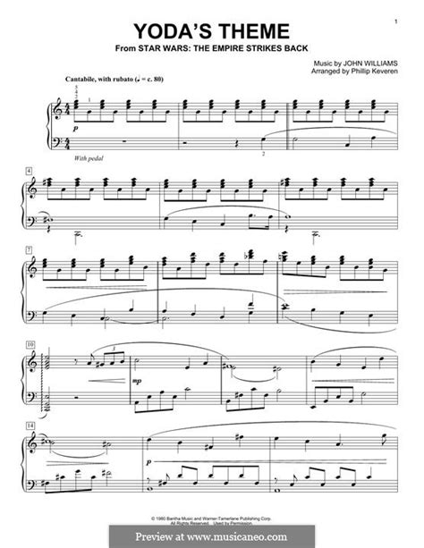 Yodas Theme From Star Wars The Empire Strikes Back By J Williams