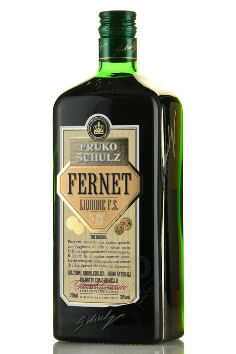 Fruko Schulz Fernet - купить настойку горькую Фруко Шульц Фернет 0.7 л ...