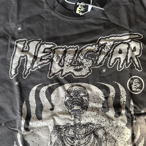 Hellstar Skeleton Shirt Depop