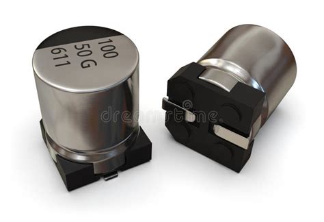 Smd Electrolytic Capacitor Stock Image Image Of Capacitor 285642807