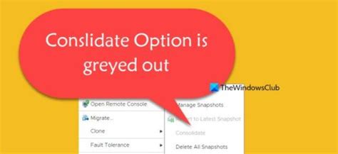 Virtual Machine Disks Consolidation Is Needed In Vmware