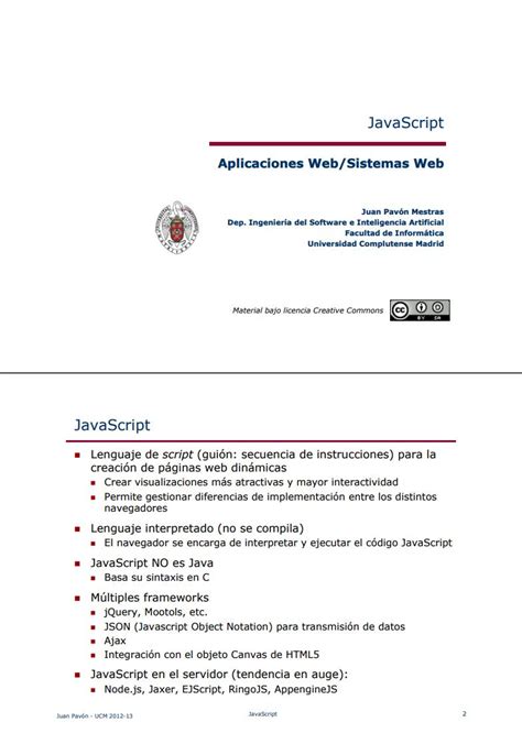 pdf de programación javascript aplicaciones web sistemas web