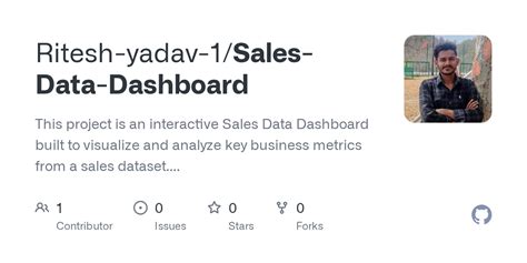 Github Ritesh Yadav 1sales Data Dashboard This Project Is An