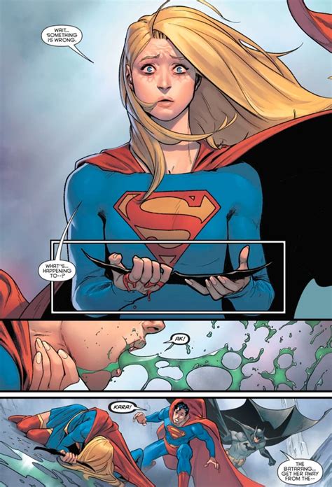 A Comic Page With Superman And Wonder Woman In The Background One Is