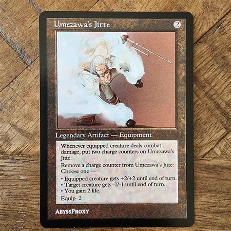 Umezawas Jitte 1 Ultimate Mtg Proxy Abyss Proxy Shop