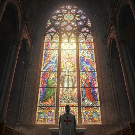 Medieval Fantasy Church Templar Aesthetic Catholic Cathedral Art