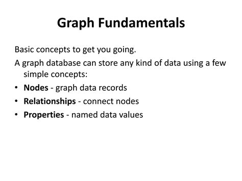 Neo4j Introduction Basics Cypher Rdbms To Graph Ppt