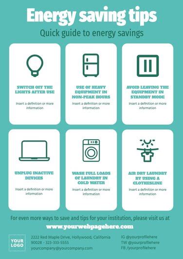 Customize Energy Conservation Poster Templates