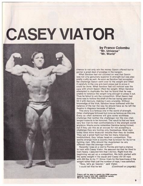 I Challenge You Casey Viator Vintage Body Building Magazines