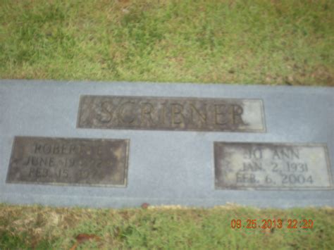Jo Ann Pegram Scribner 1931 2004 Find A Grave Memorial
