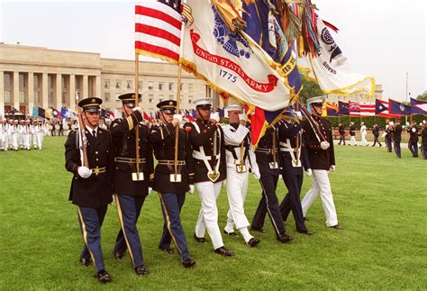 Dvids Images The Joint Service Color Guard Passes In Review During