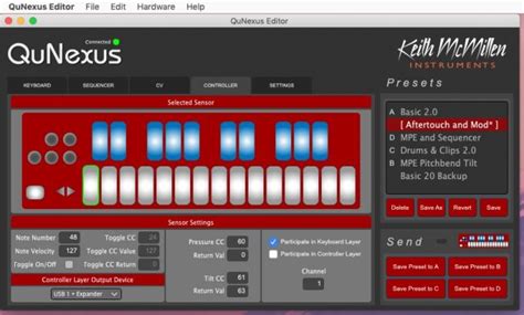 Test Keith Mcmillen Qunexus Red Midi Mpe Controller Mit Cv Und Sequencer Amazona De