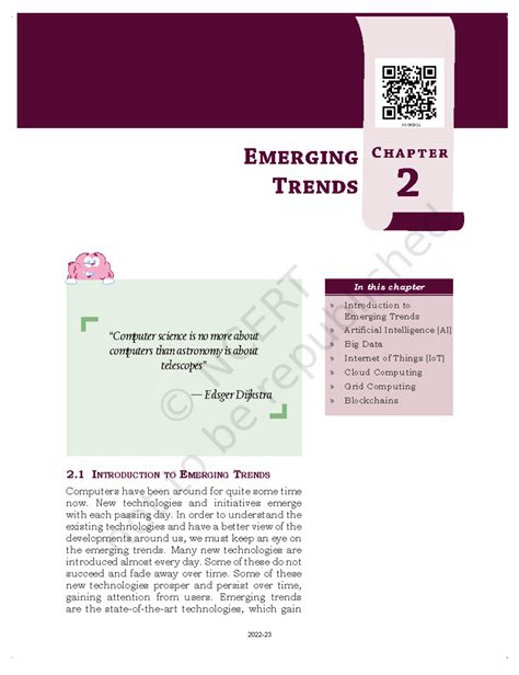 Emerging Trends Notes 2 Introduction To Emerging Trends Computers Have Been Around For Quite