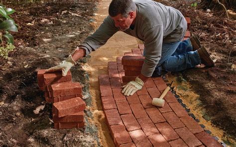 How To Lay A Brick Pathway