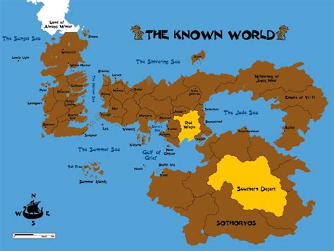 All Continents In Game Of Thrones Names