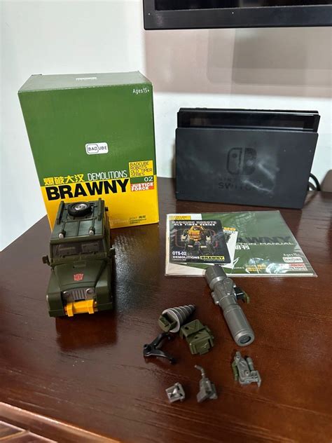 Transformers Masterpiece Badcube Brawny Mp Brawn Hobbies And Toys Toys