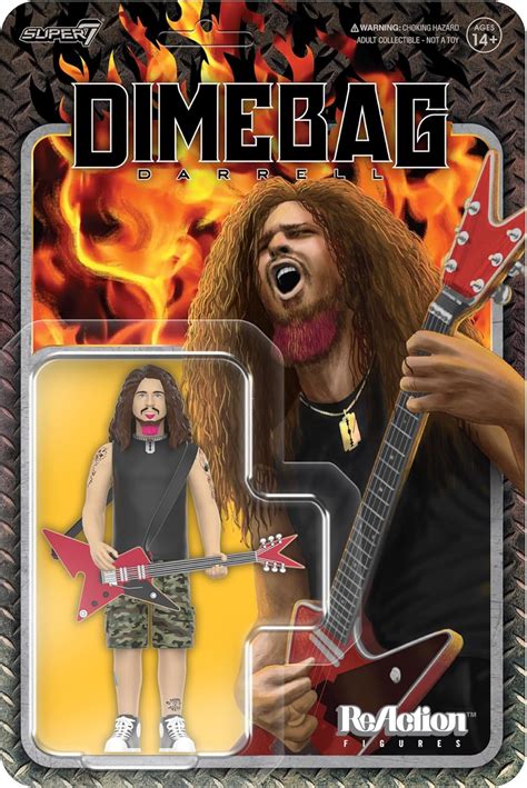Super7 Dimebag Darrell Reaction Figures Wave 01 Dimebag Darrell