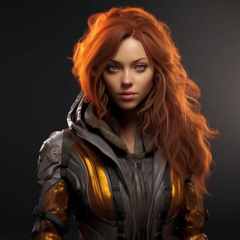 Premium Photo Realistic Zbrush Sculpt Of A Beautiful Female With