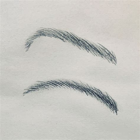 Eyebrow Shapes Drawing Easy