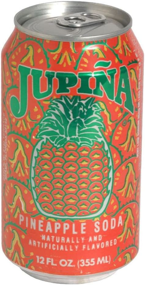 Jupina Pineapple Soda 12oz Jar Pack Of 18 Total Of 218