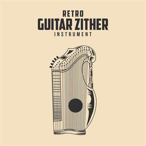 Retro Guitar Zither Music Instrument Vector Stock Illustration 27528341