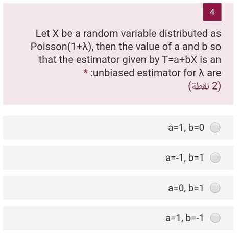 Solved 4 4 Let X Be A Random Variable Distributed As