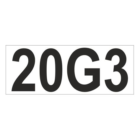 Size And Type Code Kuyper Graveertechniek