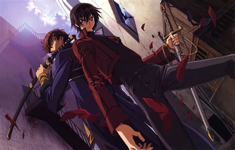Wallpaper Code Geass Suzaku Lelouch For Mobile And Desktop Section аниме Resolution