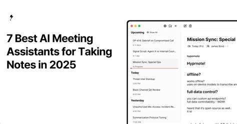 7 Best Ai Meeting Assistants For Taking Notes In 2025 Hyprnote