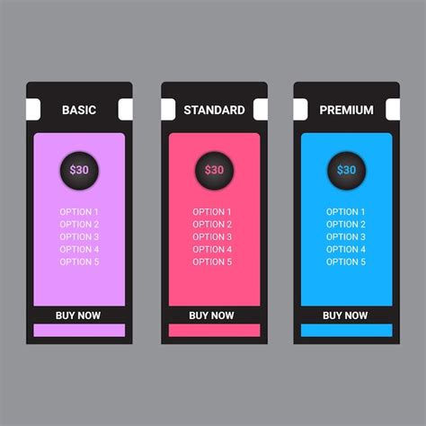 Premium Vector Pricing Plan Infographic Template