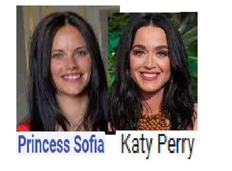 Princess Sofia Of Sweden American Singer Katy Perry Exposed