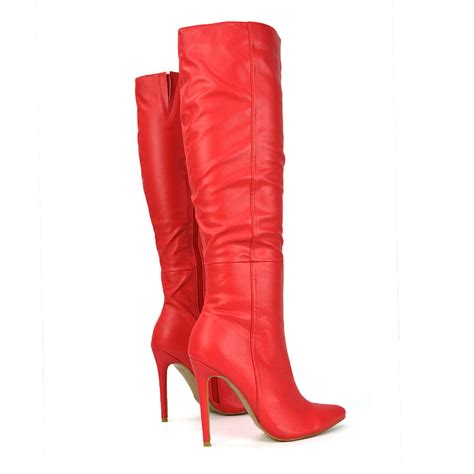 Nora Pointed Toe Red Uk 8 Eu 41 Us 10