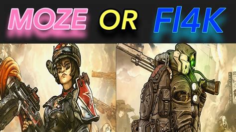 Whos Actually Better Moze Or Fl4k Borderlands 3 Youtube