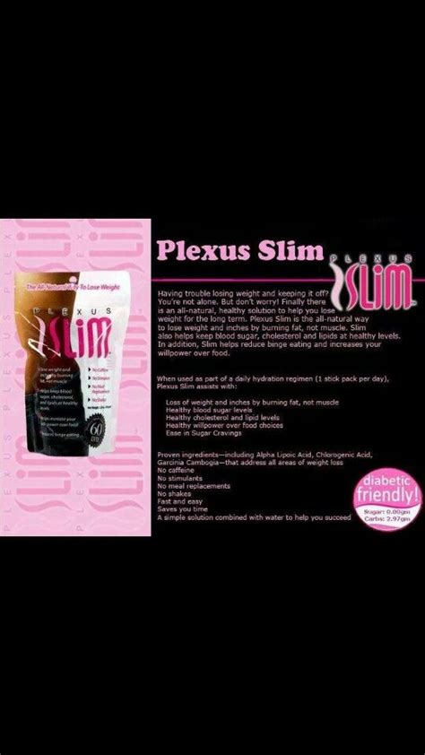 Pin On Plexus Slim