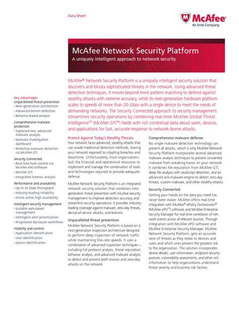 79 Mcafee Network Security Platform M Series Pdf Computer Security Security