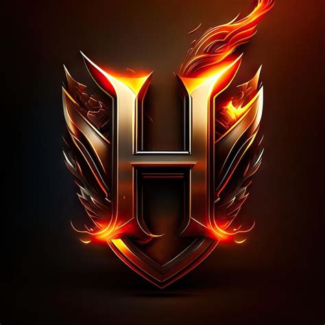 Premium Photo Luxury Letter H Logo